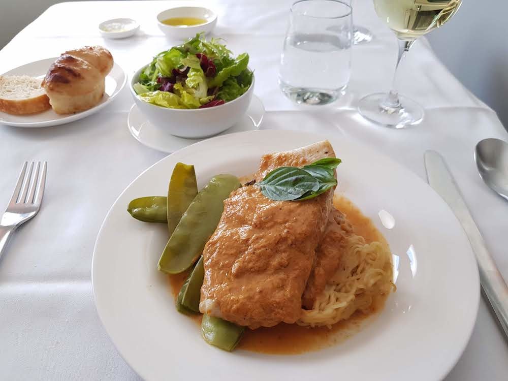 Qantas A380 First Class Menu Qantas A380 Business Class Trip Report 8168